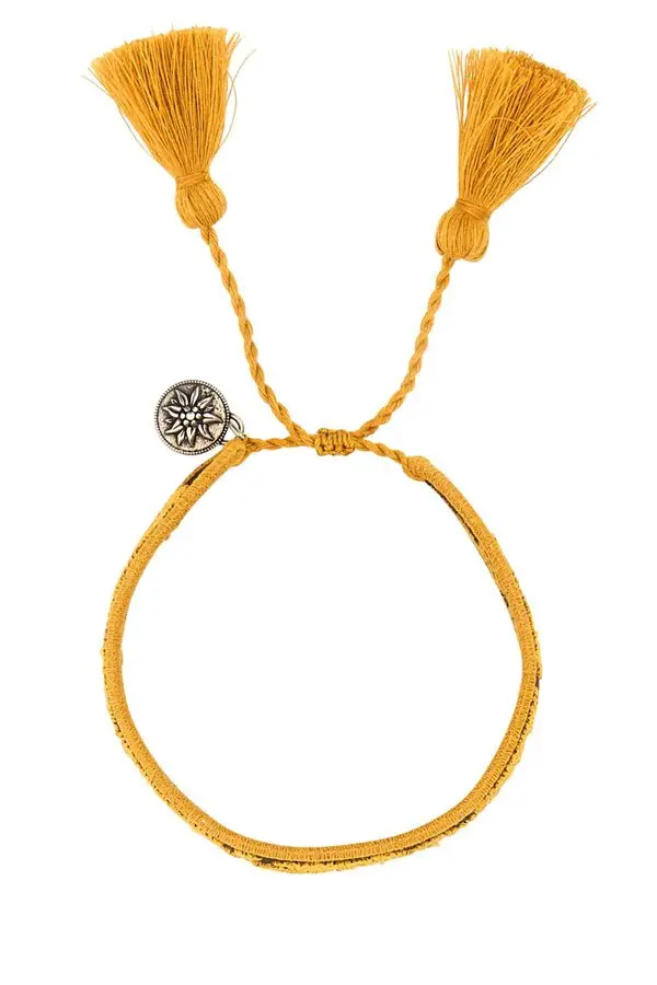 Prada Two-material Suede And Fabric Bracelet With Antiqued Silver Hardware - Multicoloured