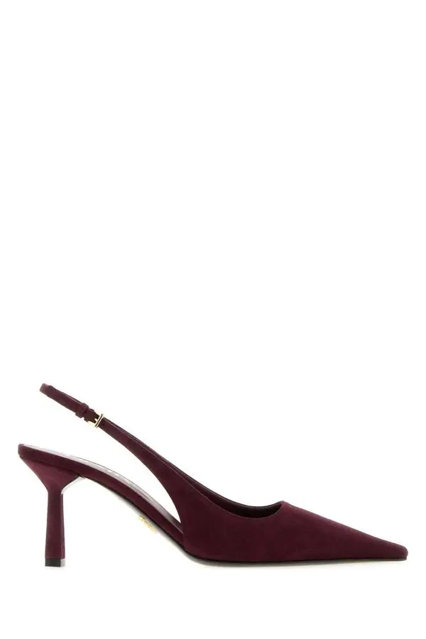 Prada Suede Pumps With 8 Cm Heel