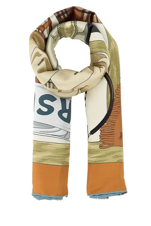 Burberry Silk Square Scarf - Printed