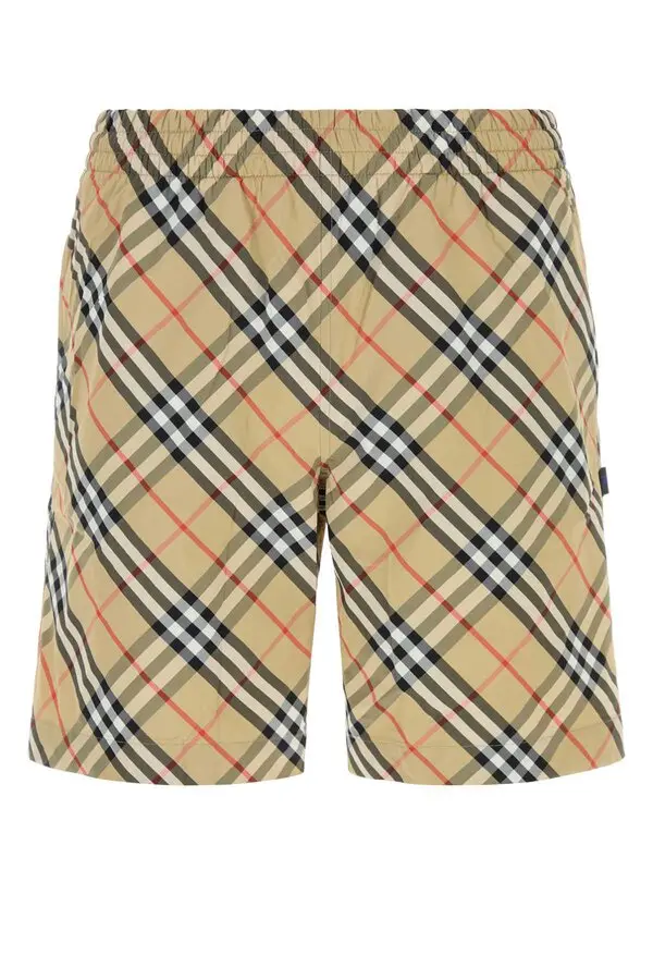 Burberry Embroidered Nylon Swimming Shorts