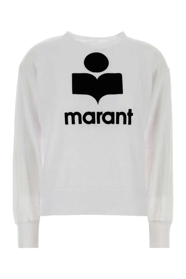 Isabel Marant Étoile Klowia Logo T-shirt - White