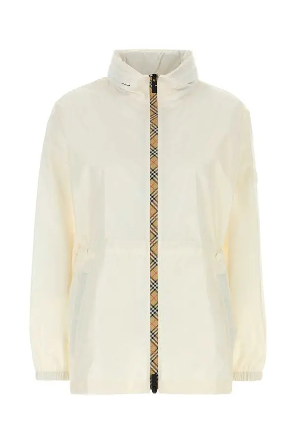 Burberry Nylon Jacket With Signature Detail