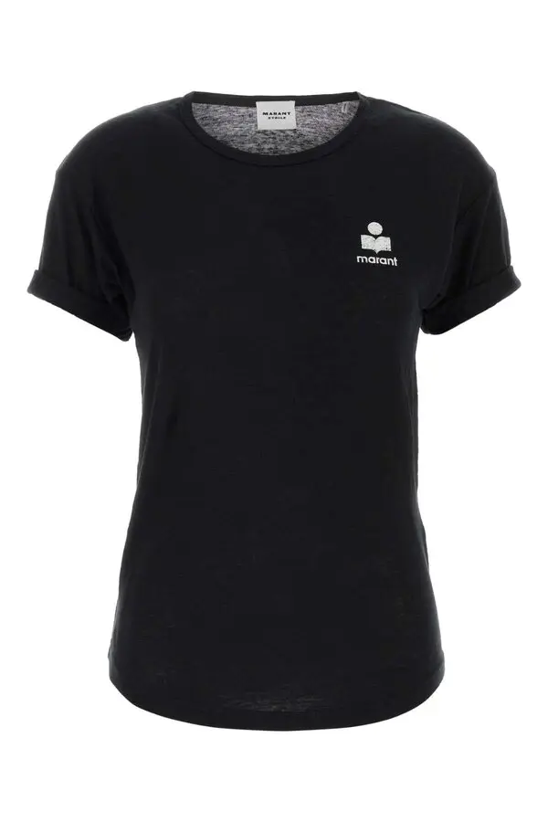 Isabel Marant Étoile Koldia Linen T-shirt - Black