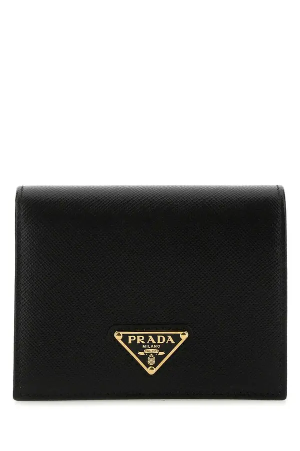 Prada Vitello Leather Wallet, 11.5 Cm X 9 Cm X 3 Cm