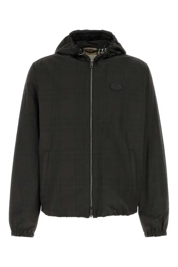 Burberry Cotton Zip-up Jacket With Hood