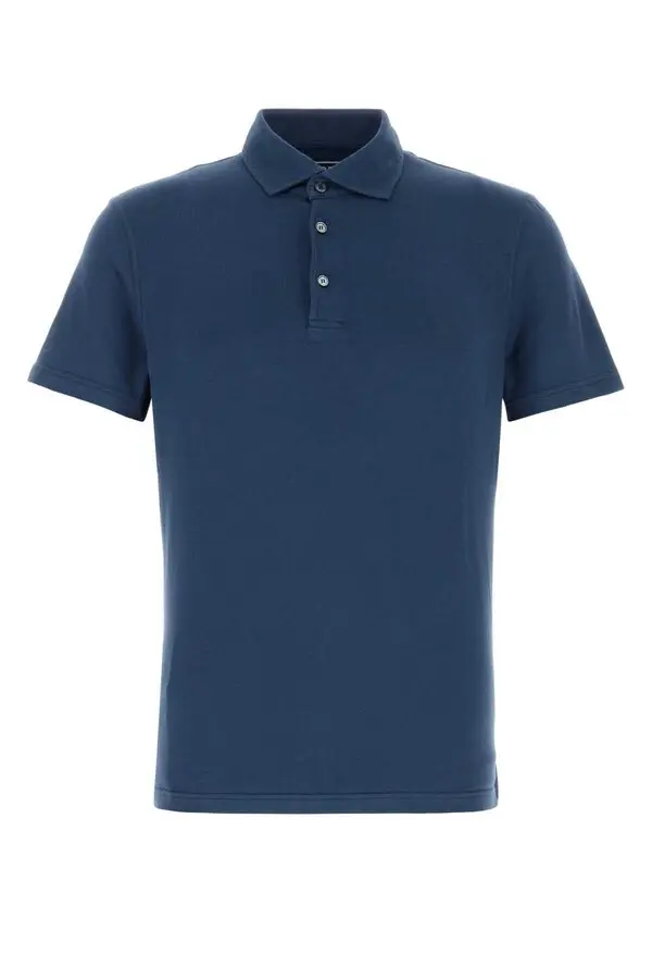 Fedeli Stretch Cotton Polo Shirt For