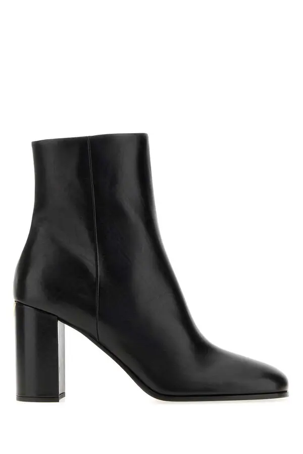 Prada Pristine Leather Ankle Boots With 8.5 Cm Heel For
