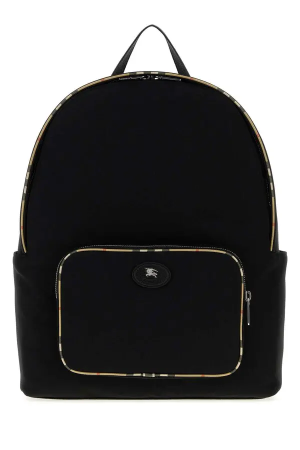 Burberry Canvas Backpack, 32 Cm Width X 40 Cm Height X 15 Cm Depth