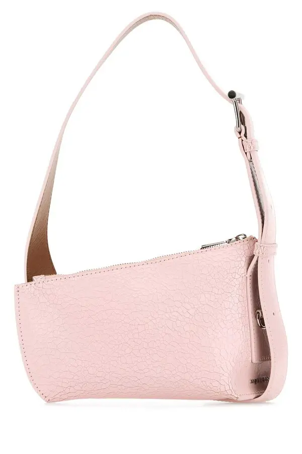 Alexander McQueen 20 Cm Leather Sling T-bar Crossbody Handbag With Adjustable Strap - Pink