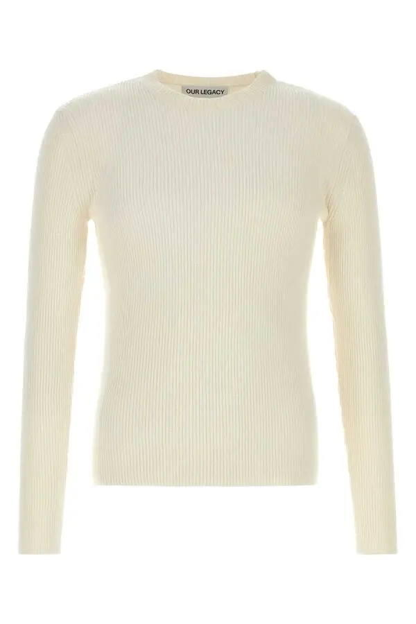 Our Legacy Ribbed Silk Knit Sweater