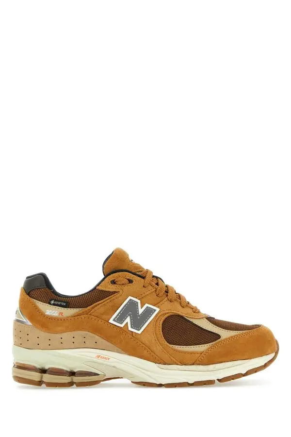 NEW BALANCE 2002r Suede And Mesh Sneakers - Camel
