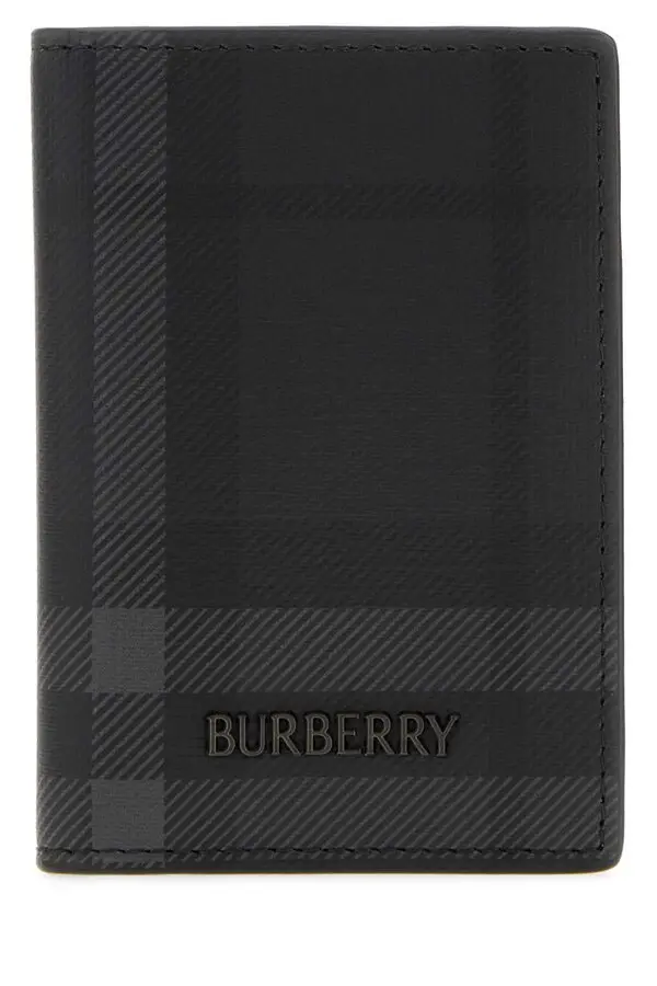 Burberry Printed Canvas City Card Holder Mini Wallet