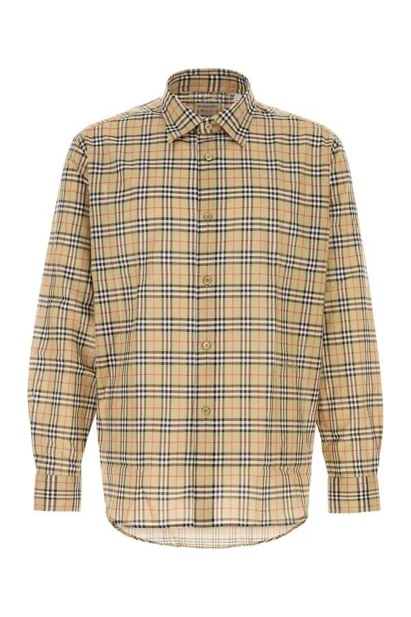 Burberry Embroidered Cotton Shirt