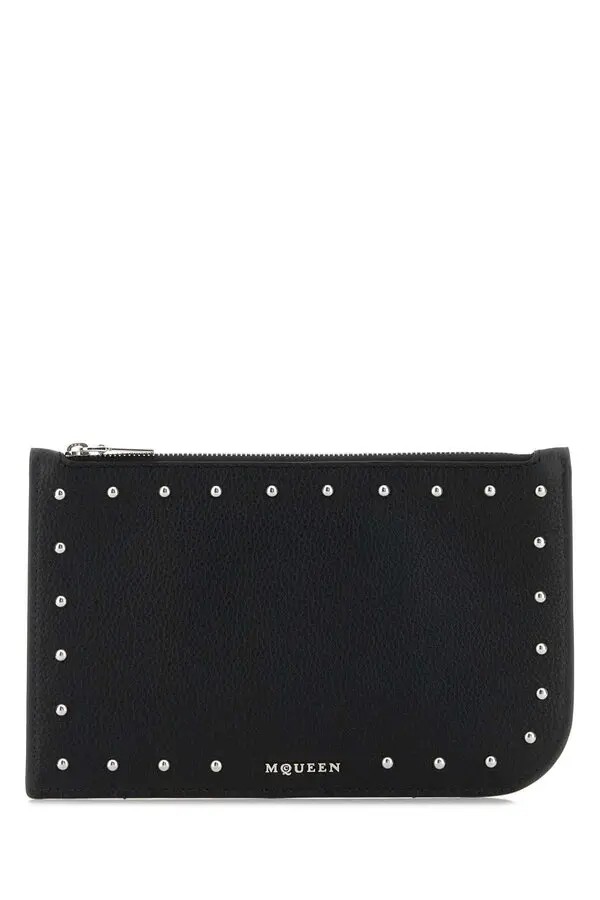 Alexander McQueen 22 Cm X 13.5 Cm Leather Pouch Handbag