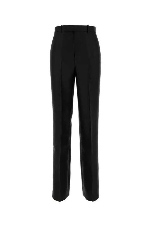 Gucci Wool-silk Blend Tailored Pants