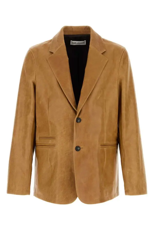Our Legacy Opening Blazer In Bovine Leather