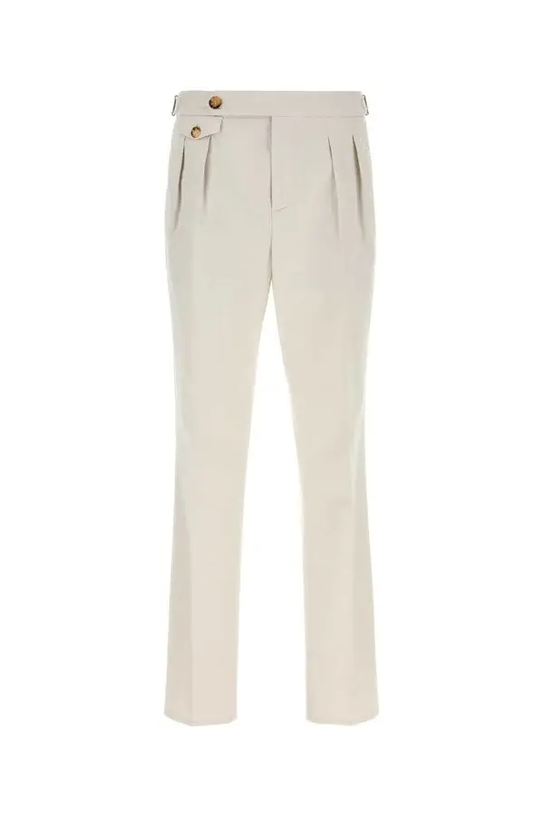 Brunello Cucinelli Tailored Stretch Cotton Pants
