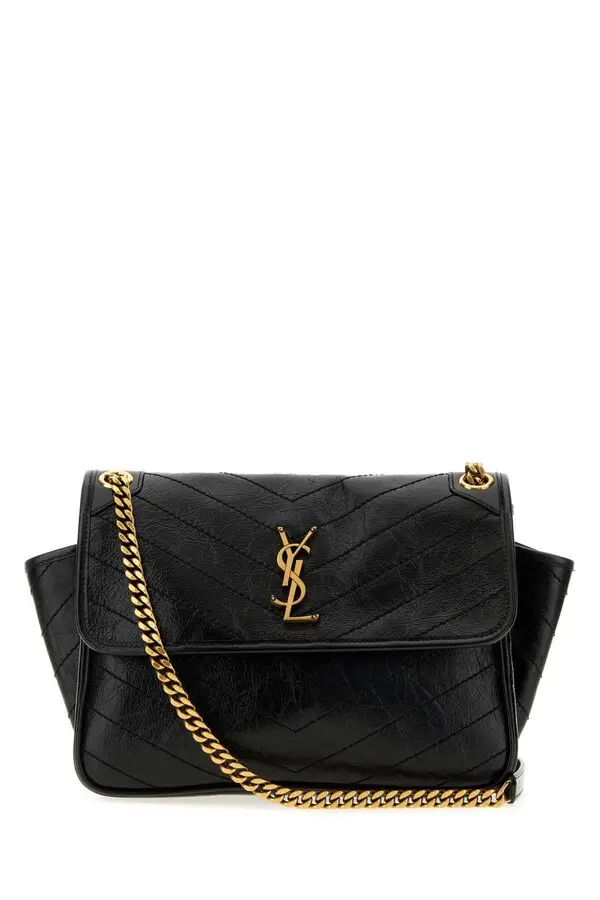 Saint Laurent Niki Mini Leather Shoulder Bag 28 Cm X 20.5 Cm X 13 Cm
