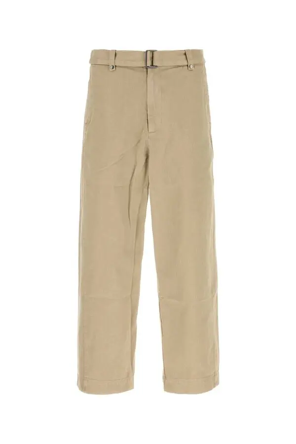 ENTIRE STUDIOS Gully Cotton Pant - Beige O Tan