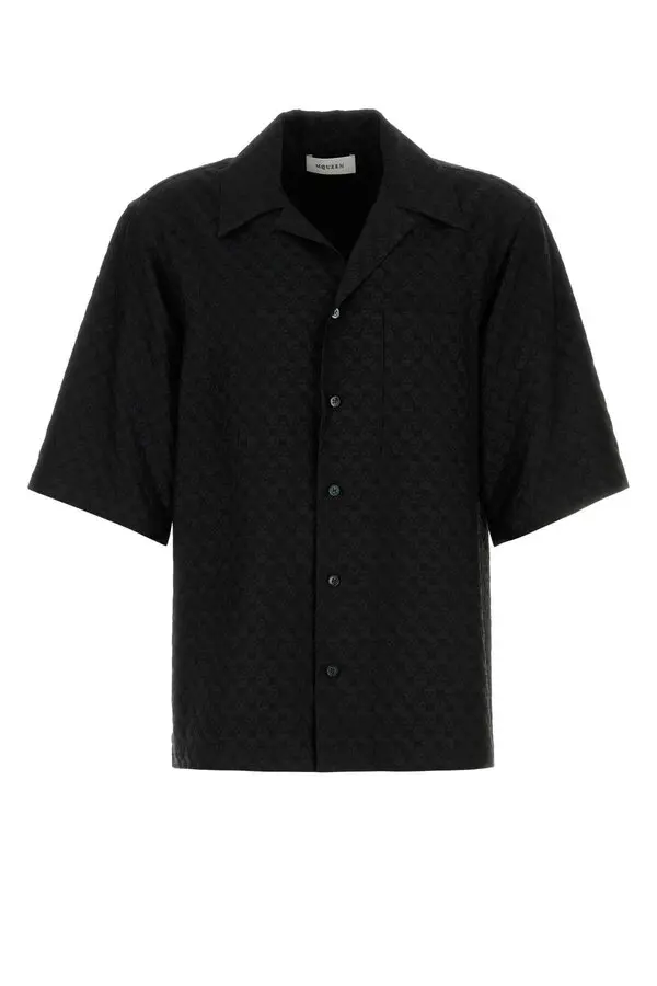 Alexander McQueen Viscose-blend Button-front Shirt