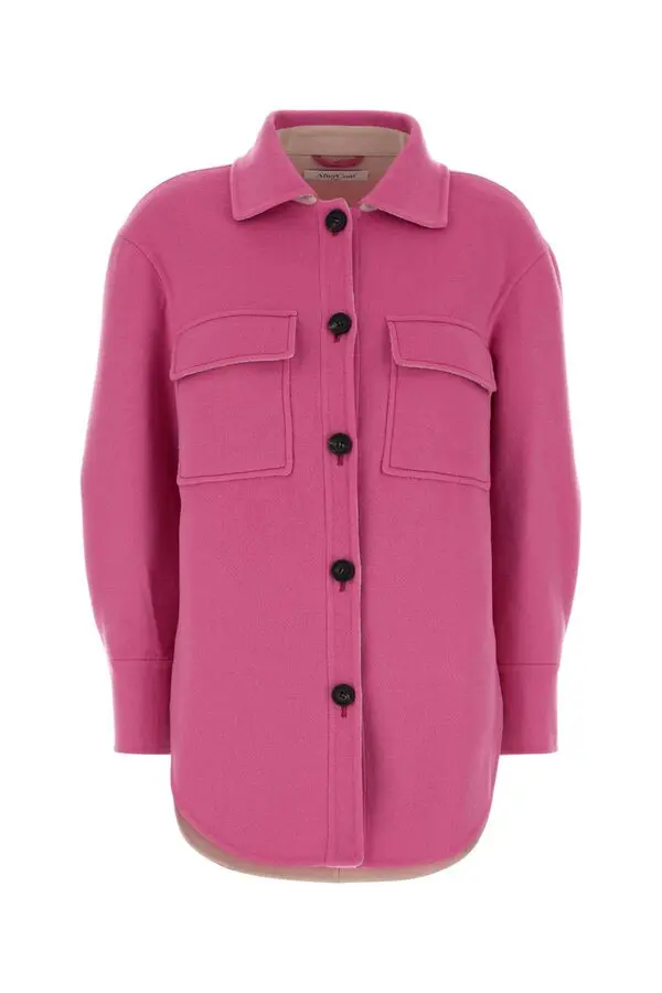 AFTERCOAT Wool & Cashmere Blend Jacket For - Pink