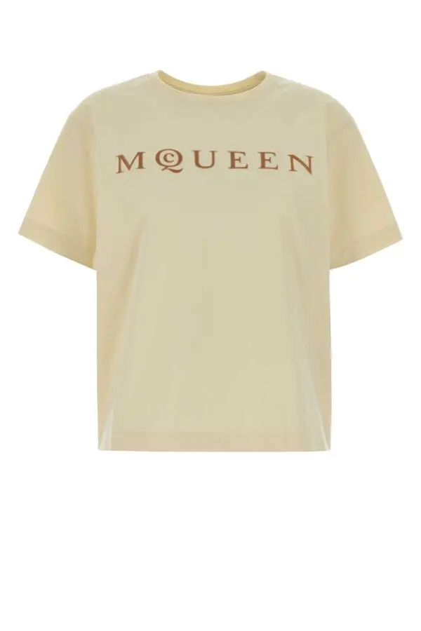 Alexander McQueen Cotton T-shirt - Yellow