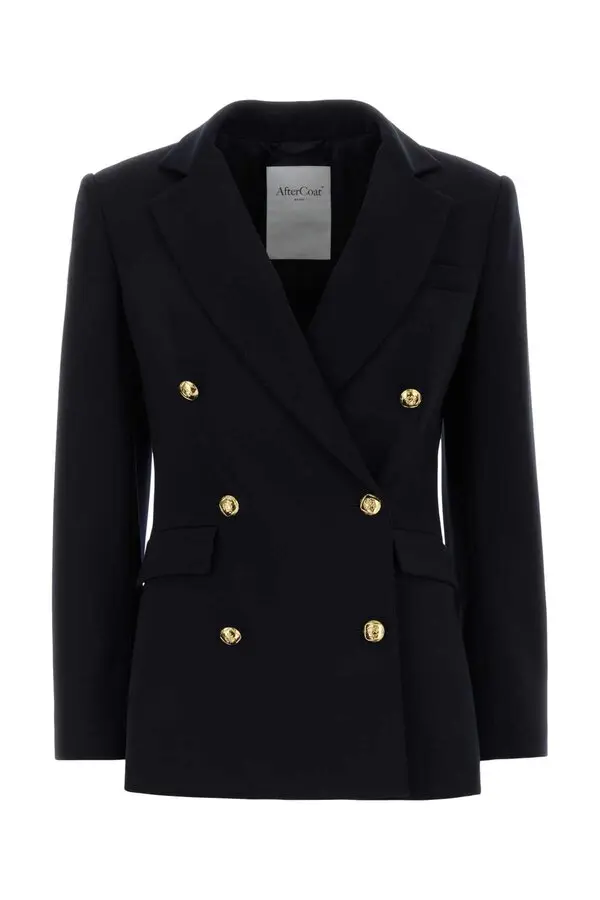 AFTERCOAT Wool Blazer With Cupro Lining