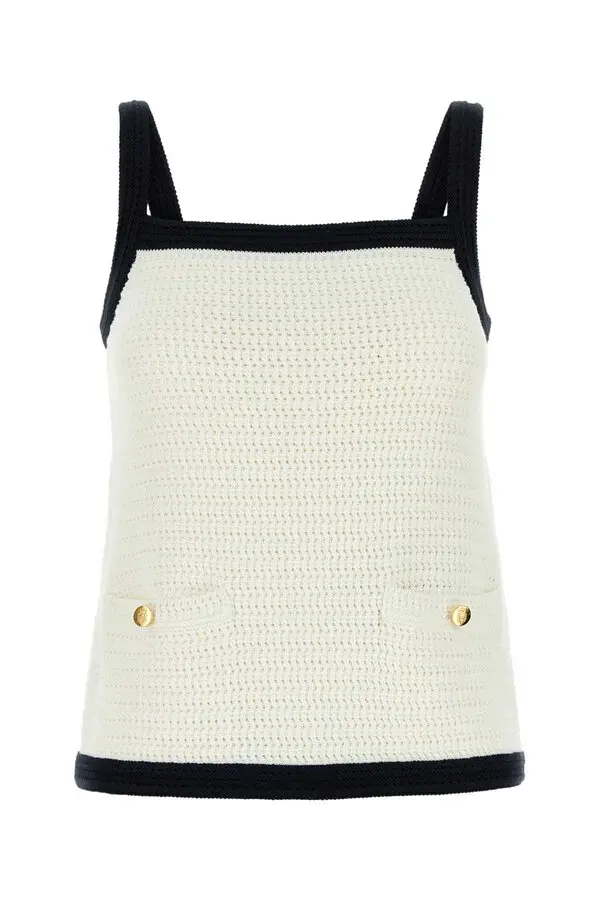 Gucci Crochet Knit Tank Top