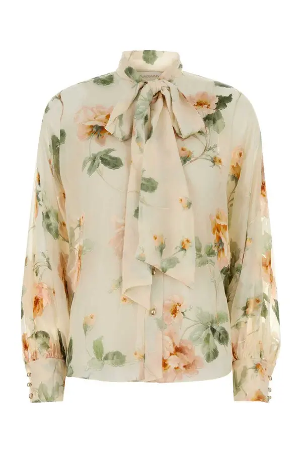 Zimmermann Embroidered Viscose-blend Carousel Shirt