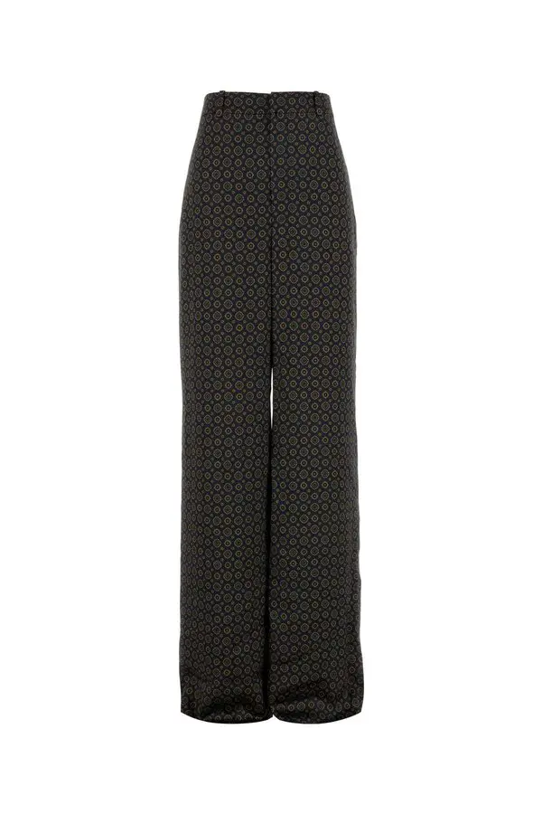 Saint Laurent Satin Wide-leg Pants
