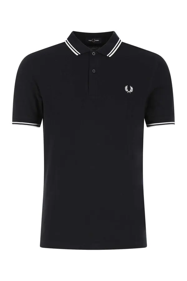 Fred Perry Piqué Polo Shirt - Blue