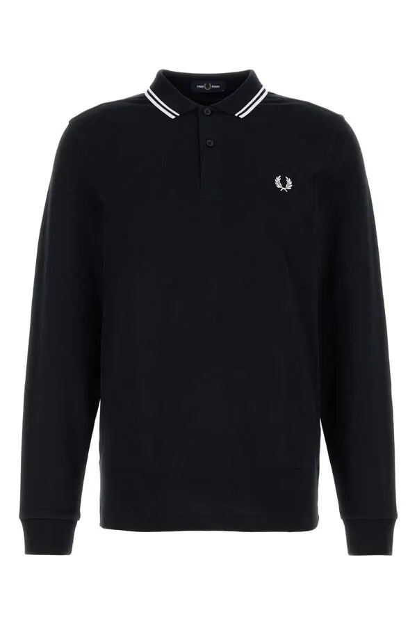 Fred Perry Piqué Polo Shirt - Blue
