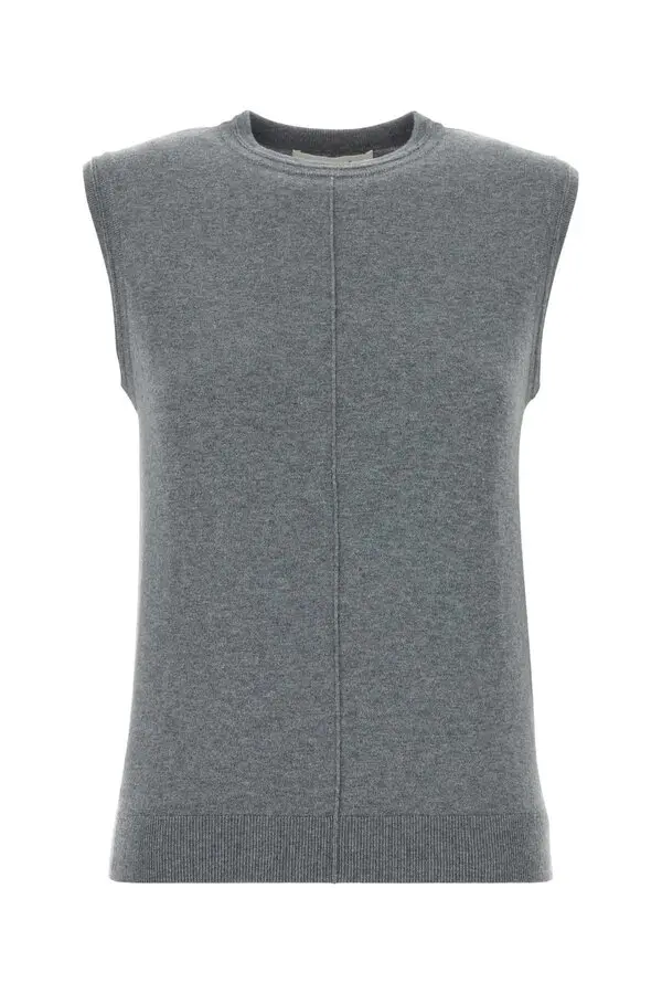 LISA YANG Agna Cotton-cashmere Vest - Grey