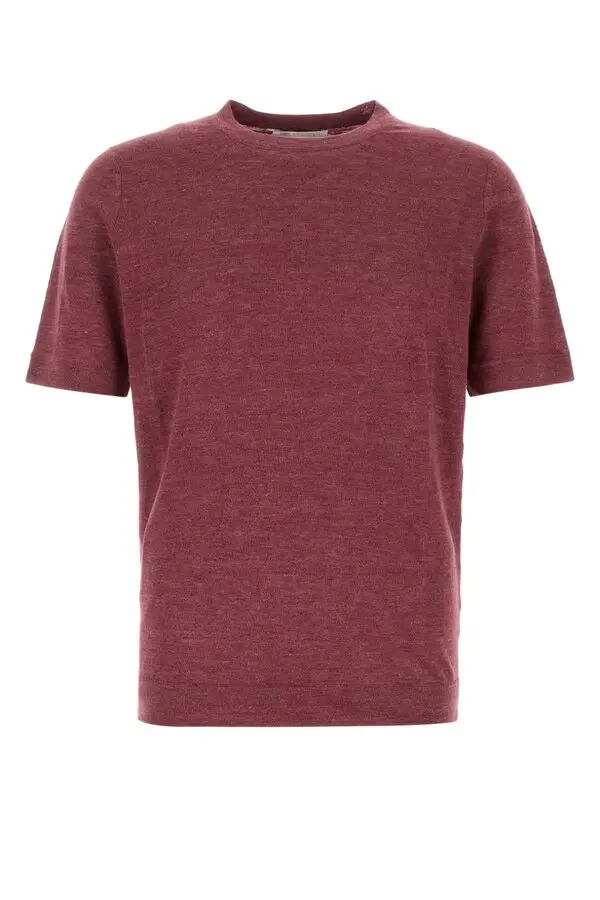 Brunello Cucinelli Linen-cotton Blend Crew Neck Sweater