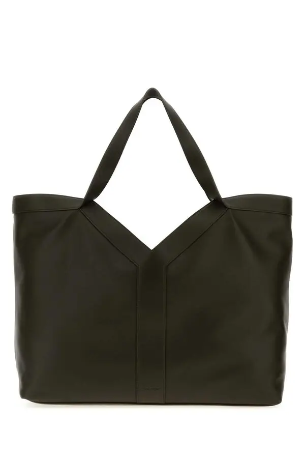 Saint Laurent Mud Leather Oversize Shopping Handbag, 46cm Width