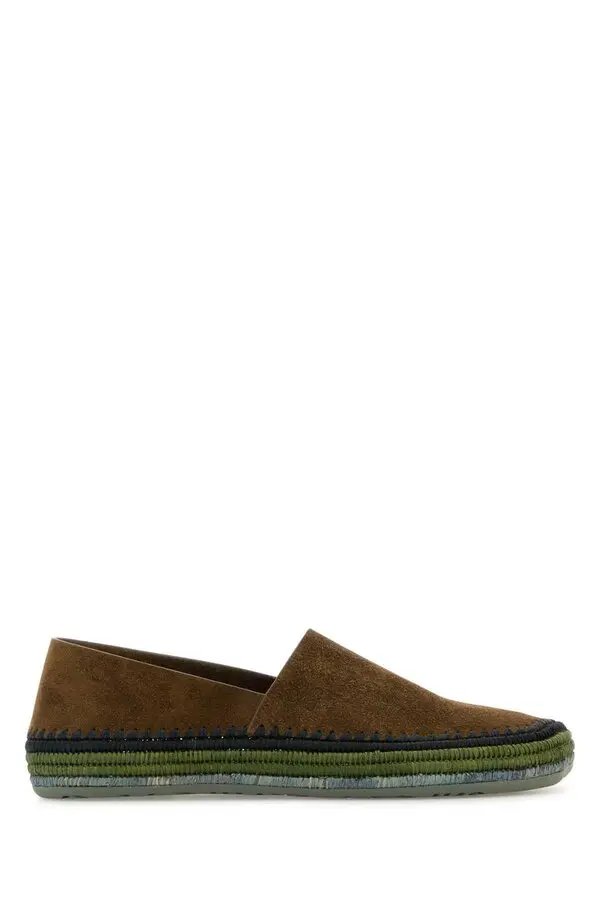 Loewe Suede Espadrilles With Rubber Sole