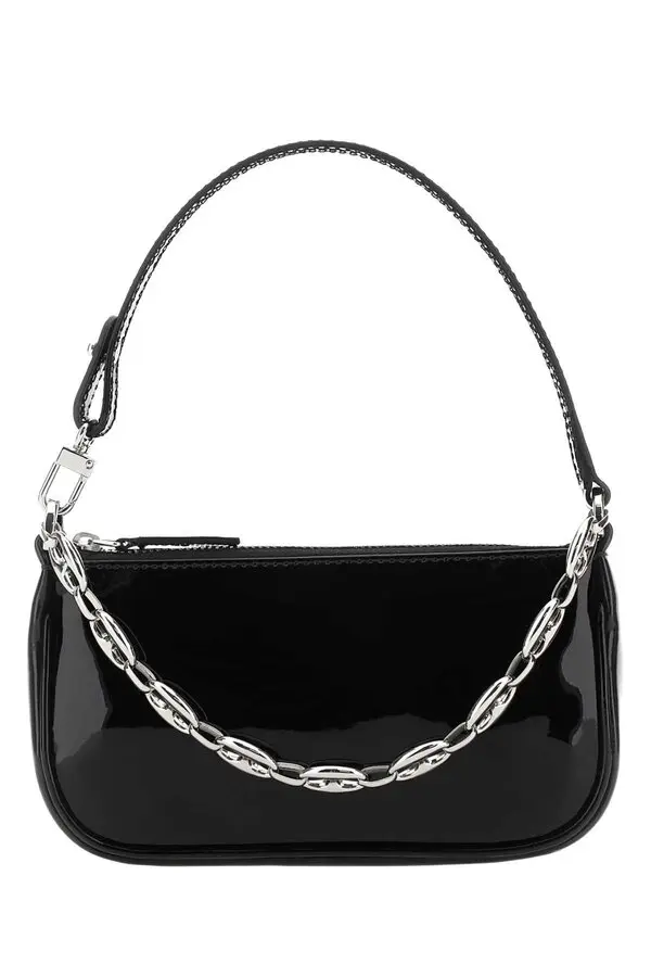 By Far Mini Rachel Leather Mini Handbag, 19cm