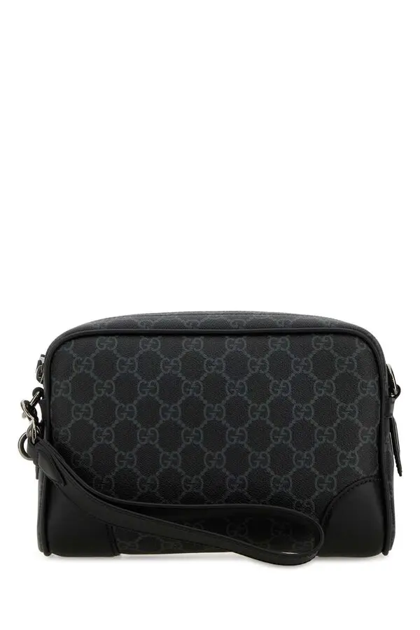 Gucci Canvas Small Gg Emblem Mini Crossbody Handbag