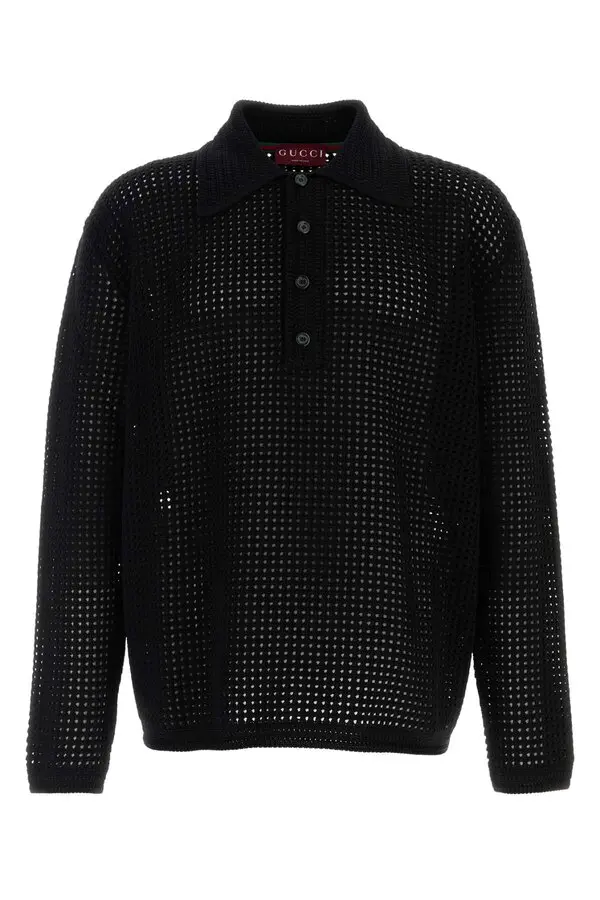 Gucci Crochet Polo Shirt