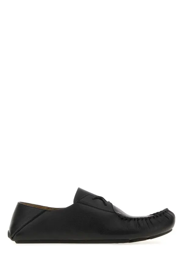Loewe Leather Rambla Loafers - Black