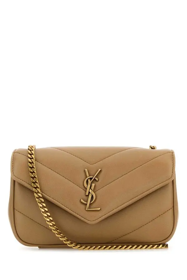 Saint Laurent Mini Loulou Crossbody Handbag With Adjustable Strap