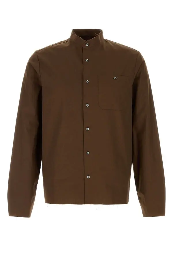 Prada Poplin Shirt - Brown