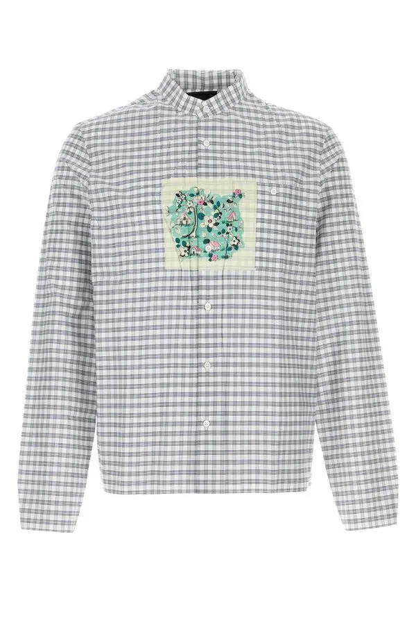 Prada Embroidered Cotton Shirt
