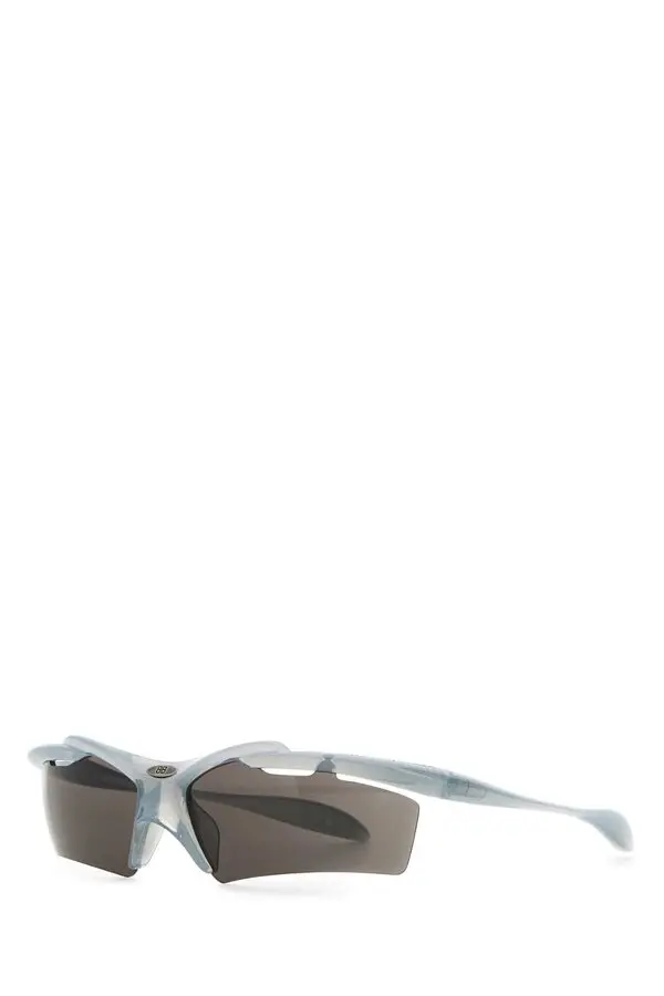 Balenciaga Acetate Turbo Rectangle Sunglasses - Light Blue