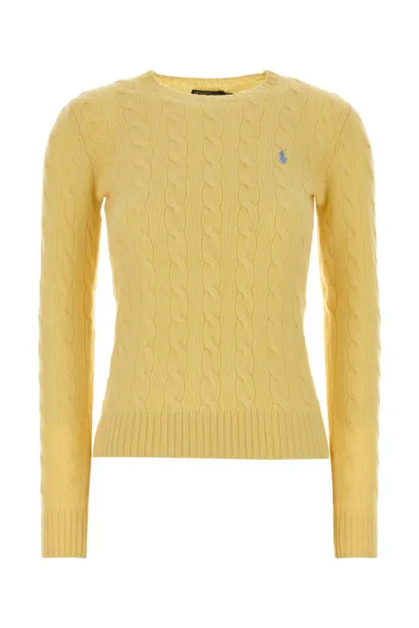 Polo Ralph Lauren Wool Blend Cashmere Sweater - Yellow