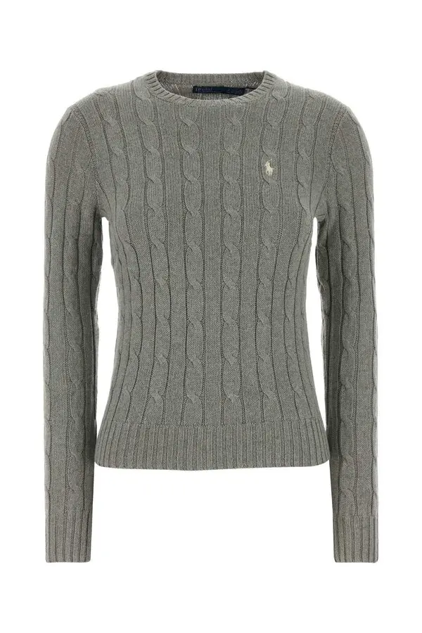 Polo Ralph Lauren Cotton Knit Sweater - Grey