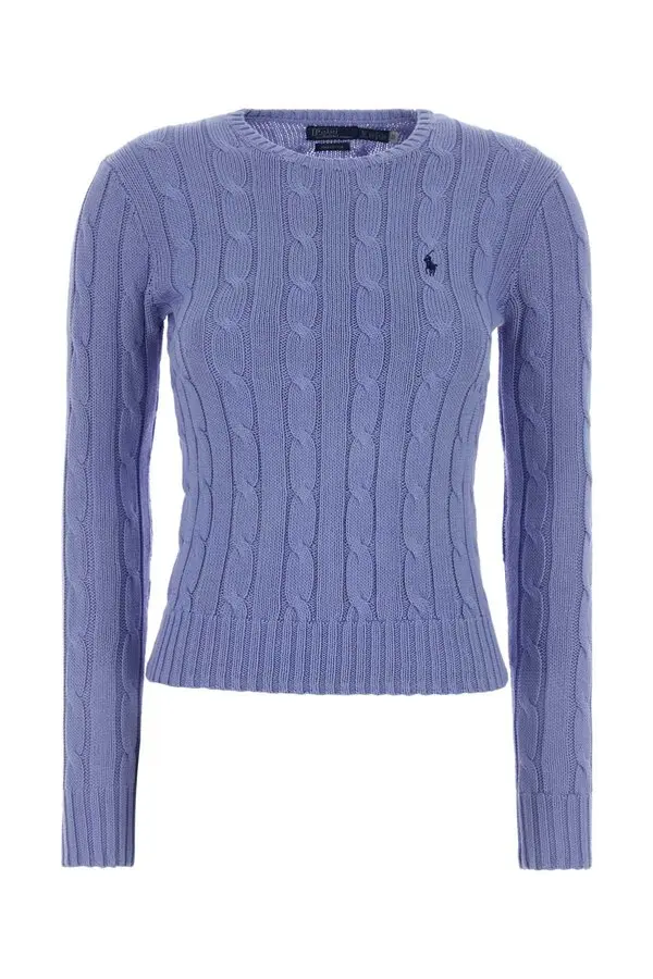 Polo Ralph Lauren Cotton Knit Sweater - Light Blue