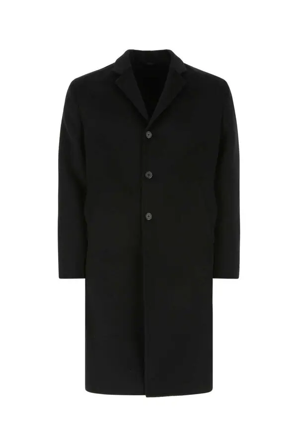 Prada Wool-blend Jacket In Angora Blend