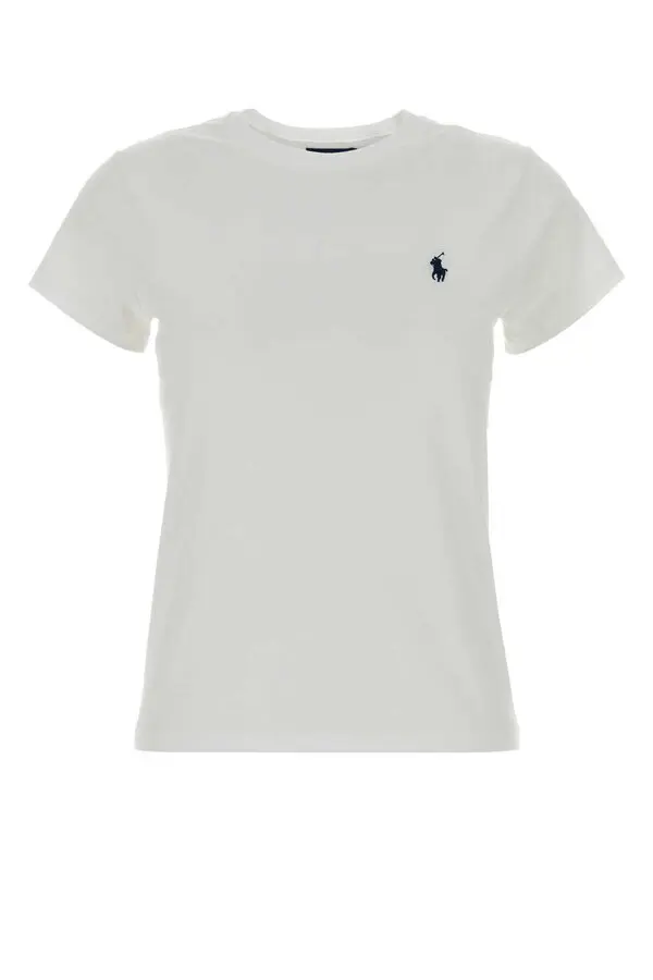 Polo Ralph Lauren Cotton Crewneck T-shirt With Graphic - White