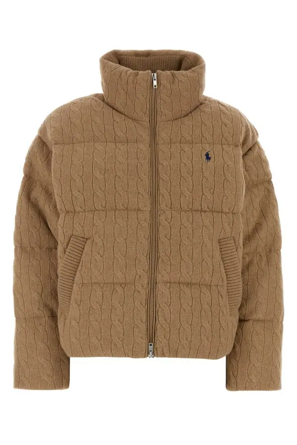Polo Ralph Lauren Biscuit Wool-blend Padded Jacket - Camel